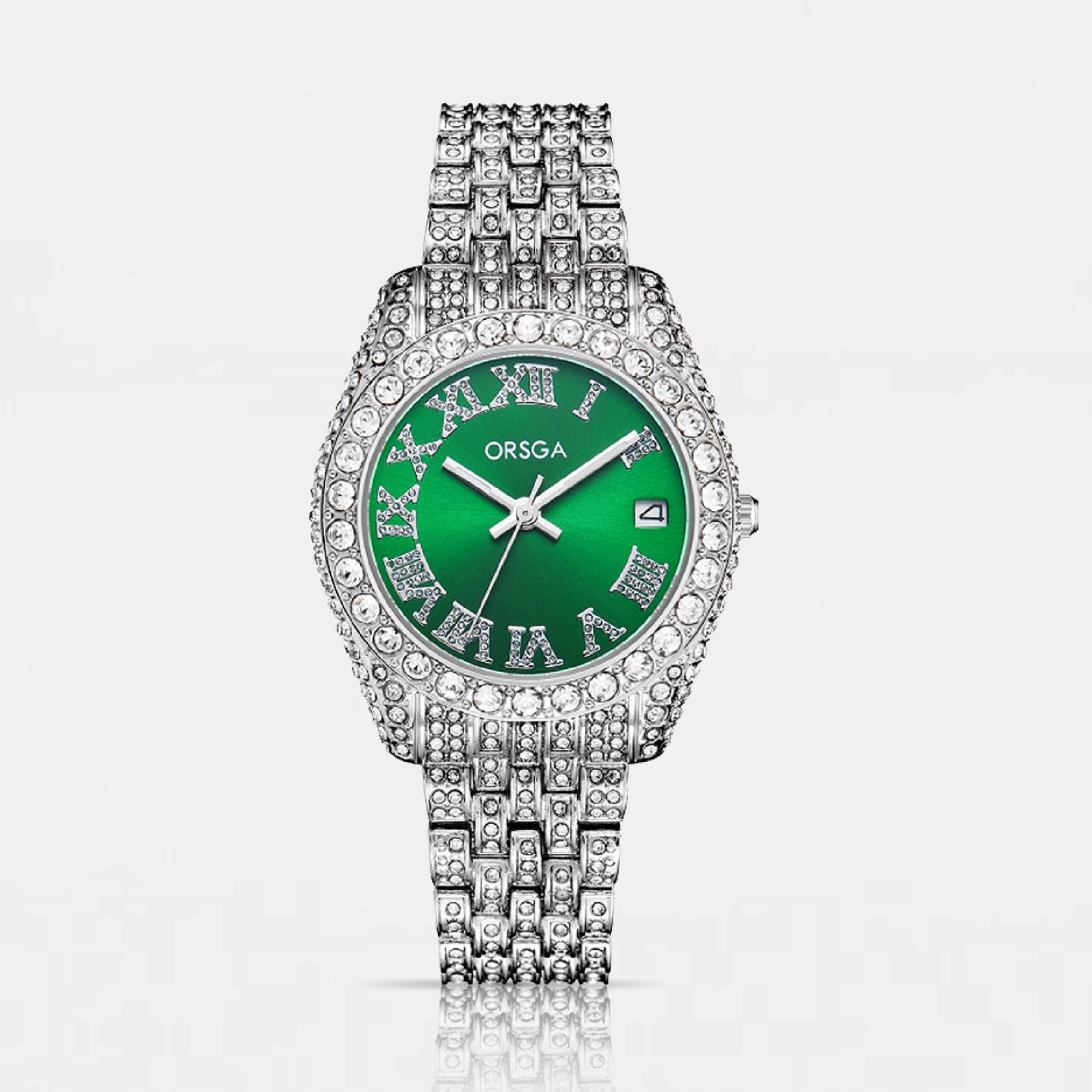ORNATE Full Studded Women Watch – ORSGA